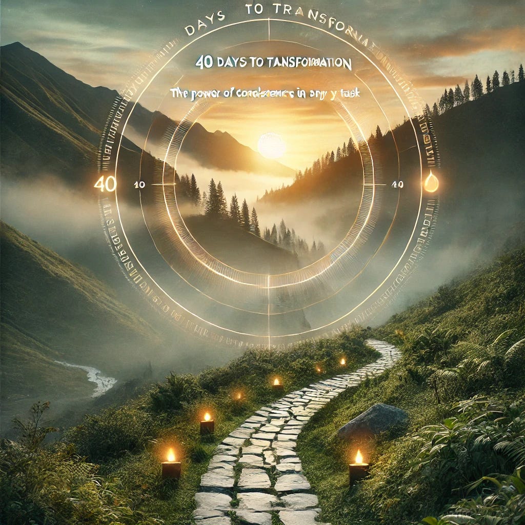 40 Days to Transformation: Why Consistency Over 40 Days Unlocks ...