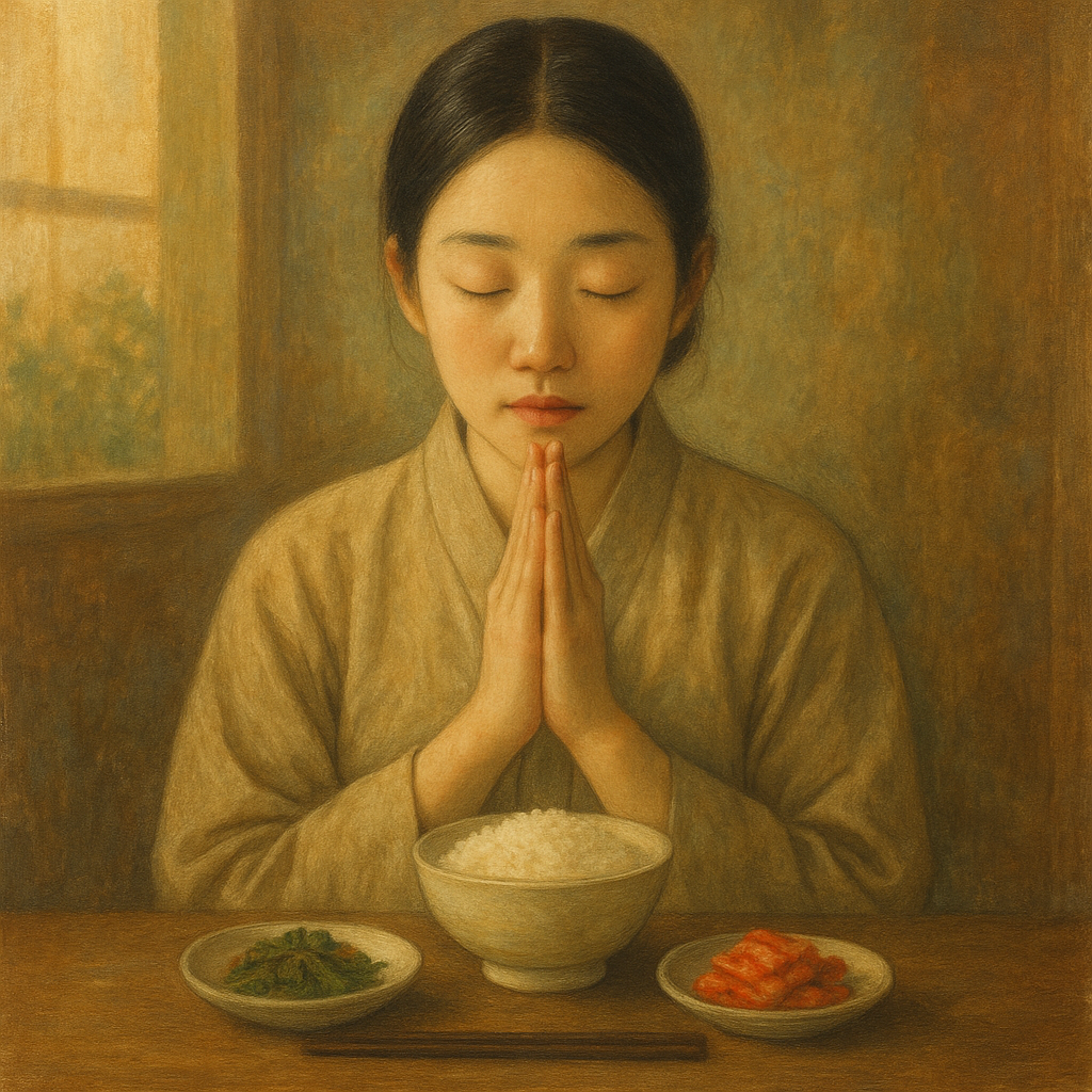 The Prayer in a Spoonful of Rice. In the quiet of evening, when the day ...