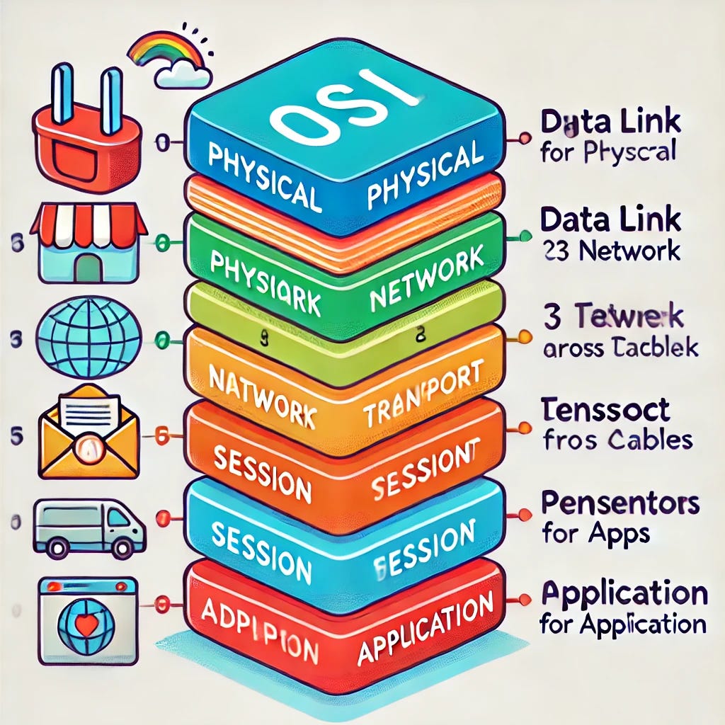 OSI MODEL. 1. Application Layer (Layer 7) | by Kavindu Tissera (Systems ...