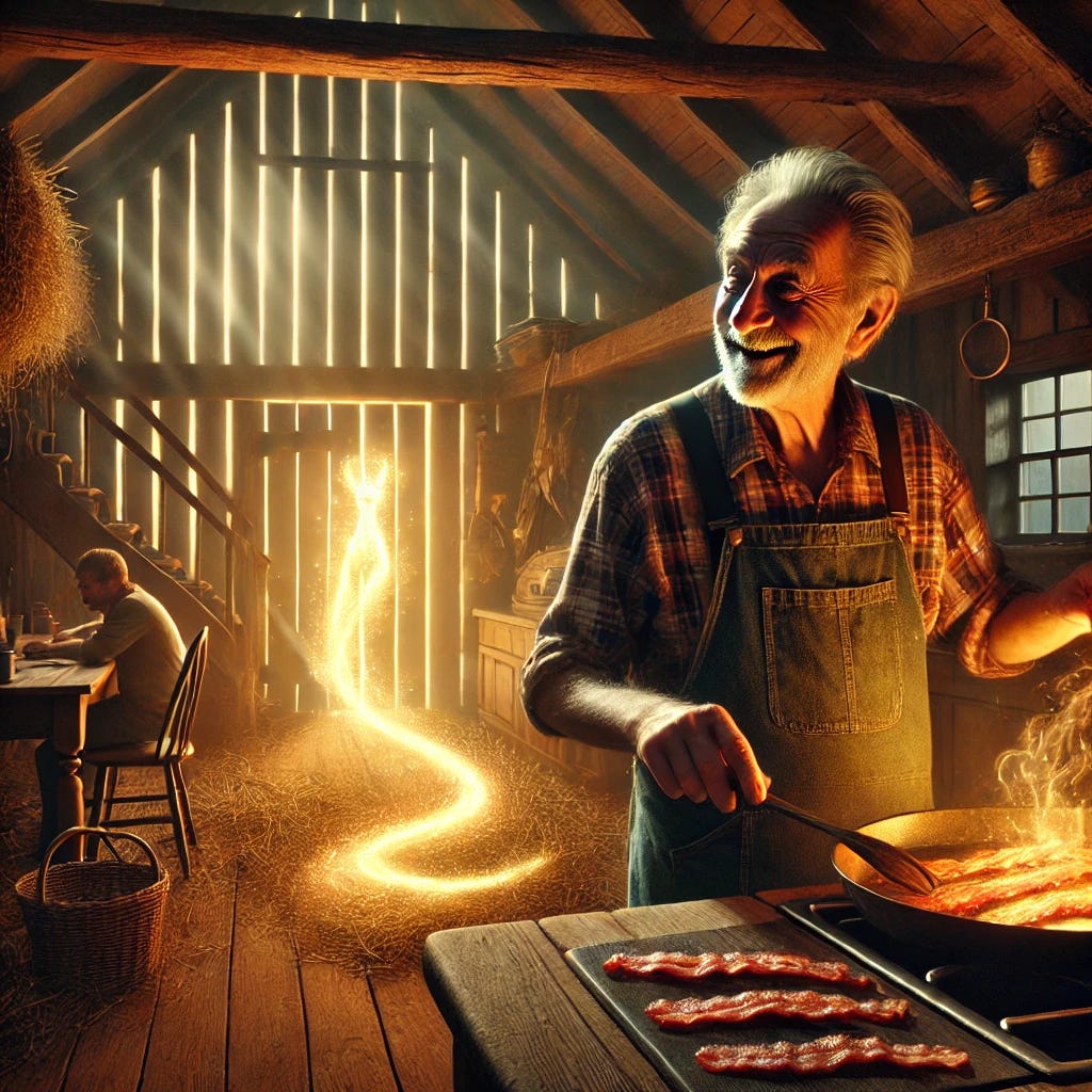 Whatchamacallit in the Barn. Sometimes, bacon leads to unexpected… | by ...