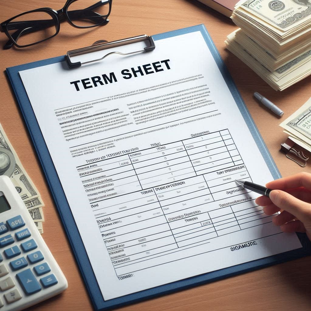 Ins and Outs of a Term Sheet. A term sheet is a non-binding document ...