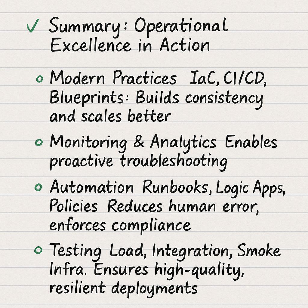 🌟 Microsoft Azure Well-Architected Framework — Operational Excellence ...