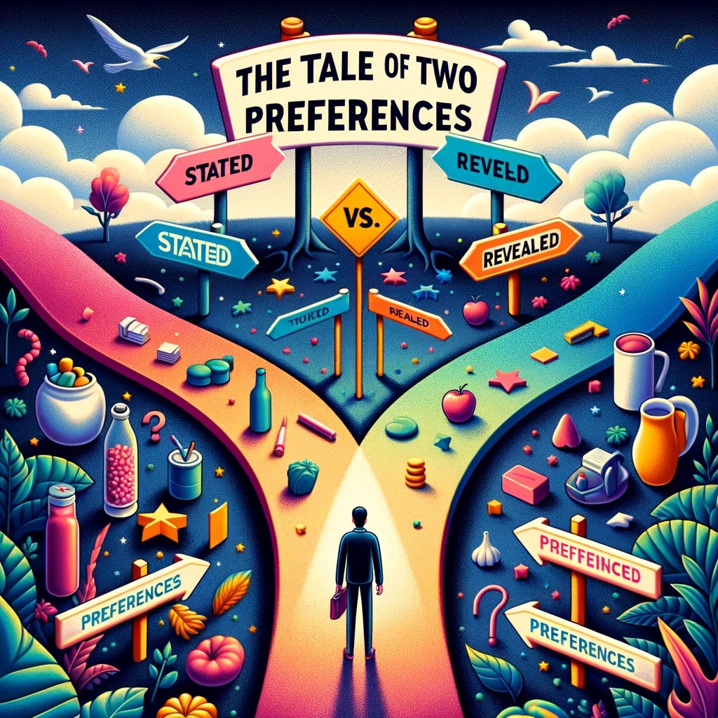 The Tale of Two Preferences: Stated vs. Revealed | by Rohan Jaikishen ...