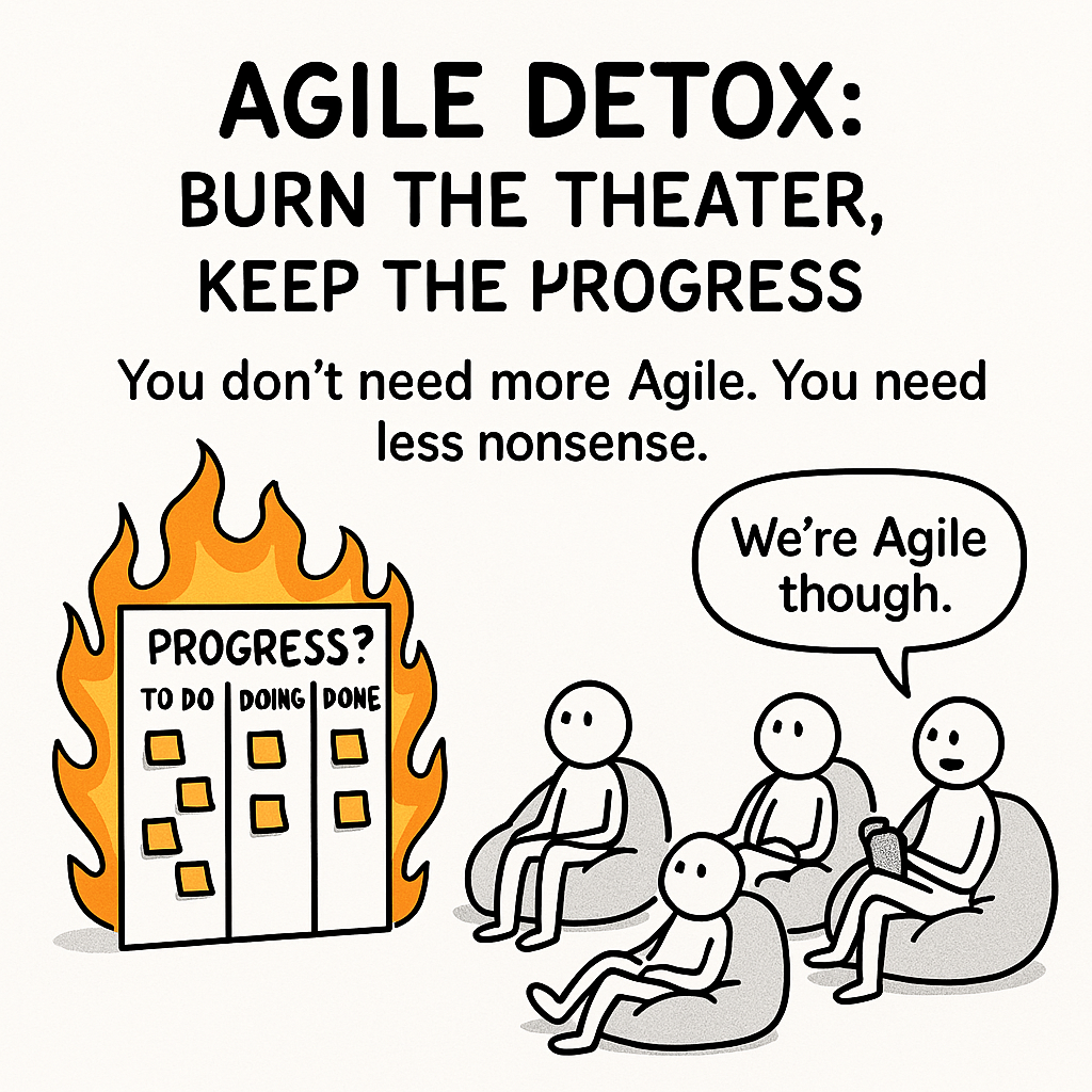 AGILE SERIES 2 - Agile Detox: Burn the Theater, Keep the Progress | by ...