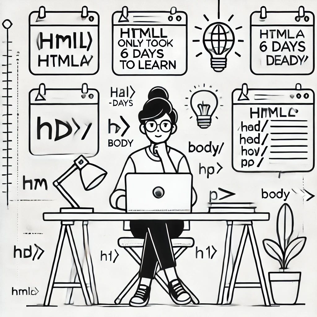 HTML Only Took Me 6 Days to Learn | by Guo Ming | Apr, 2025 | Medium
