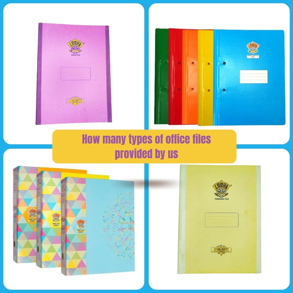 How many types of office files provided by Lodha Printopack | by ...