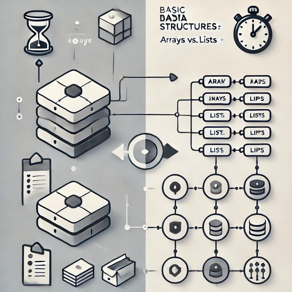 Basic Data Structures: Arrays vs. Lists 🗂️ | by Marcelo Domingues | The 60-Second Programmer ...