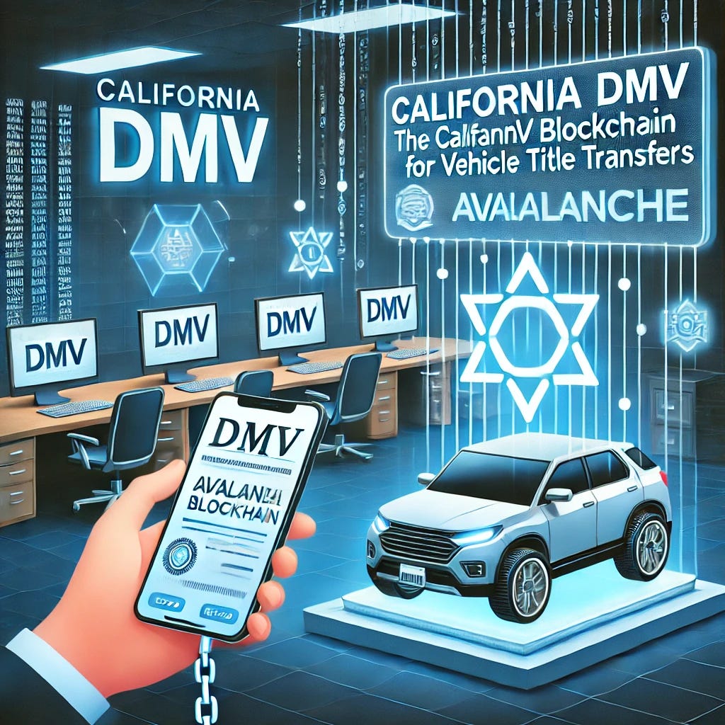 California DMV Leverages Avalanche Blockchain for Efficient Vehicle ...