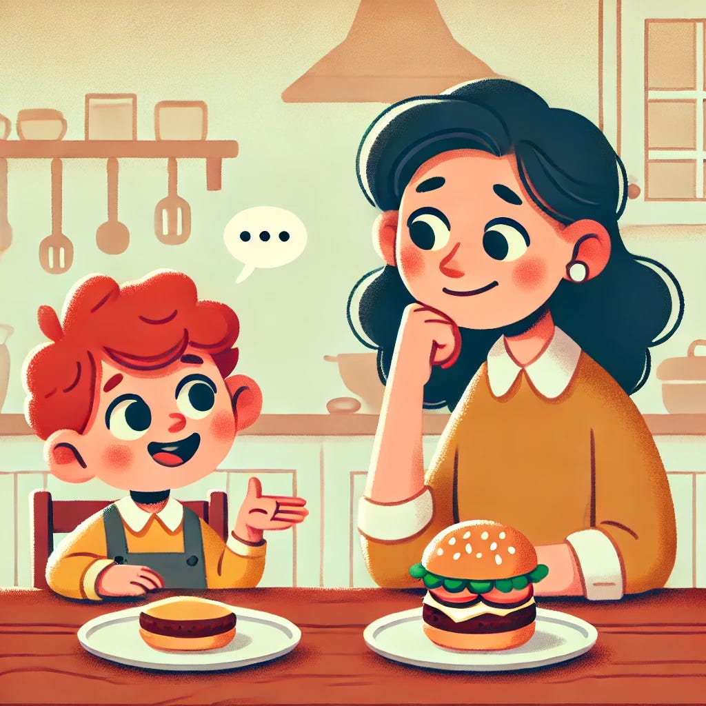 The Burger Debate. Kids’ way of reasoning | by Divya Johnson | Write A ...