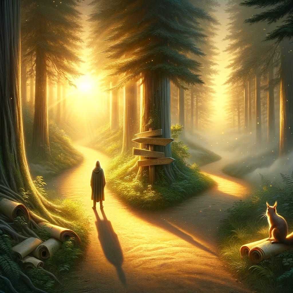 Mystical Forest Journey: Fate or Fortune Awaits | ILLUMINATION