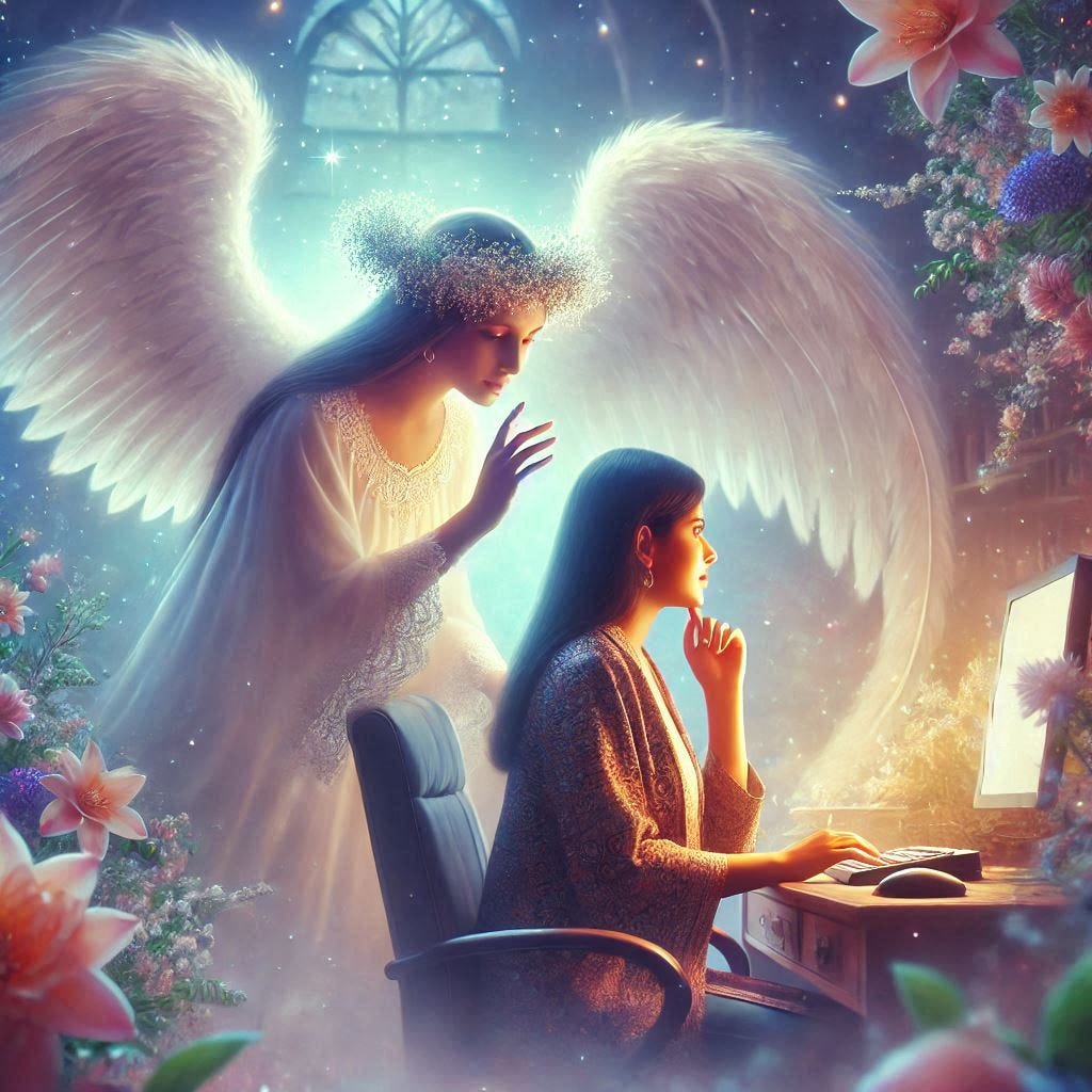 Angel Whispers for My Fellow Bloggers | by Maria Santiago | Medium
