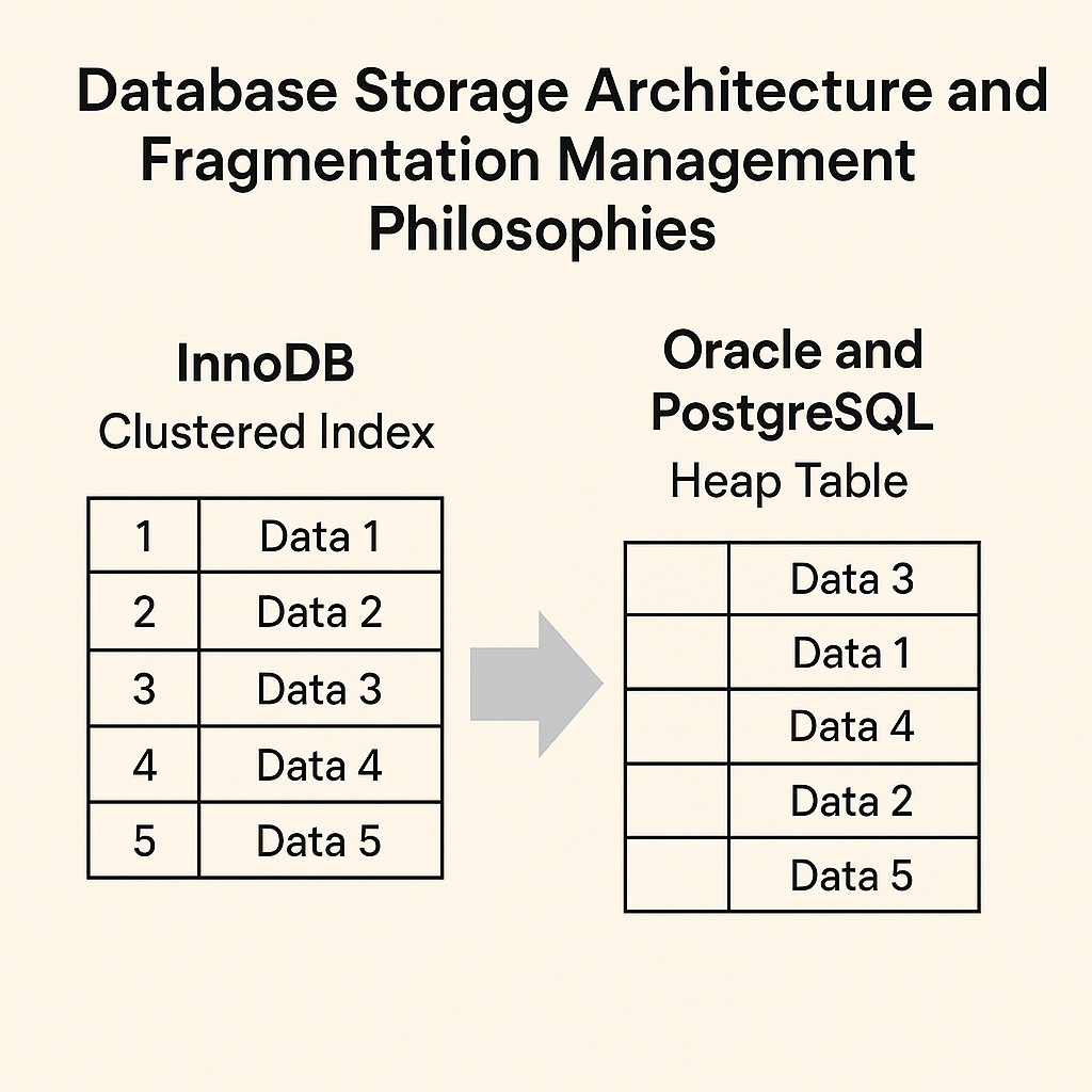 Exploring the Underlying Mechanisms: Primary Keys and Fragmentation Strategies in InnoDB, Oracle ...
