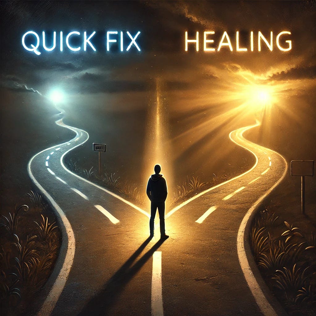 The Process of Healing: Choosing Growth Over Quick Fixes | by Akhil G ...