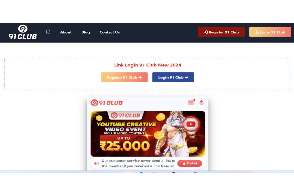About 91 Club. 91 Club is an online betting platform… | by 91 Club | Jan, 2024 | Medium