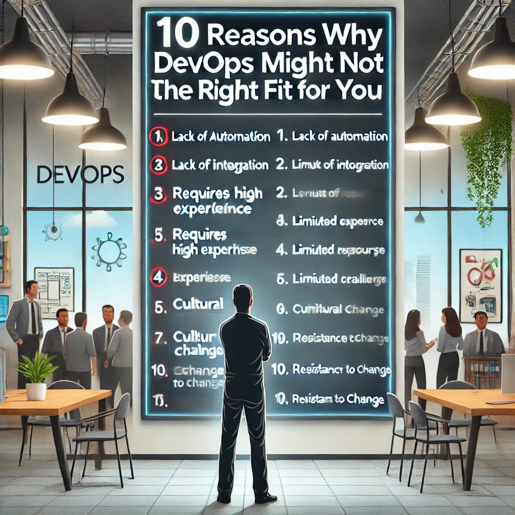 10 Reasons Why DevOps Might NOT Be the Right Fit for You | by Jeelchheta | Feb, 2025 | Medium