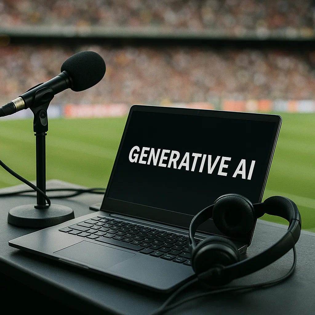 The Invisible Script Behind Every Roar: How Gen-AI is Rewriting Sports Punditry | by Nihaal ...
