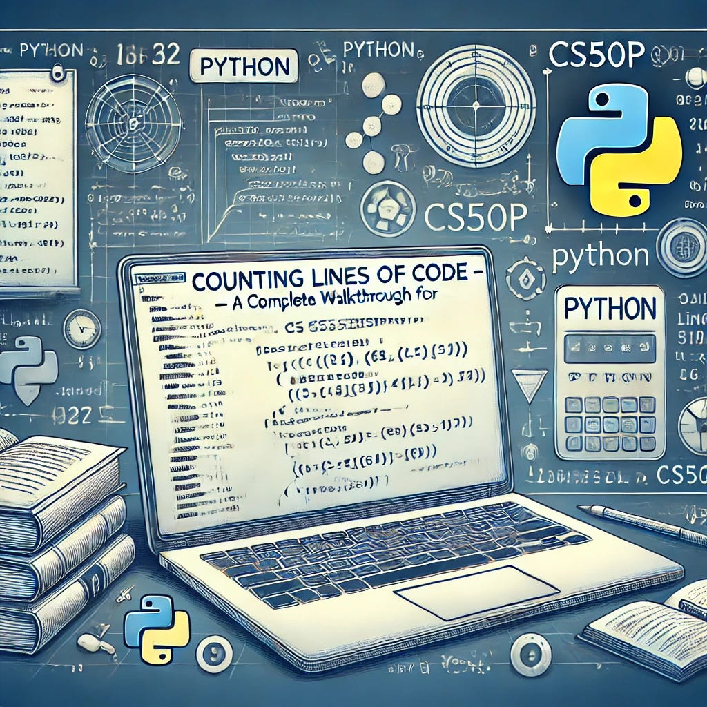 Counting Lines of Code in Python - CS50P Problem Walkthrough | Medium