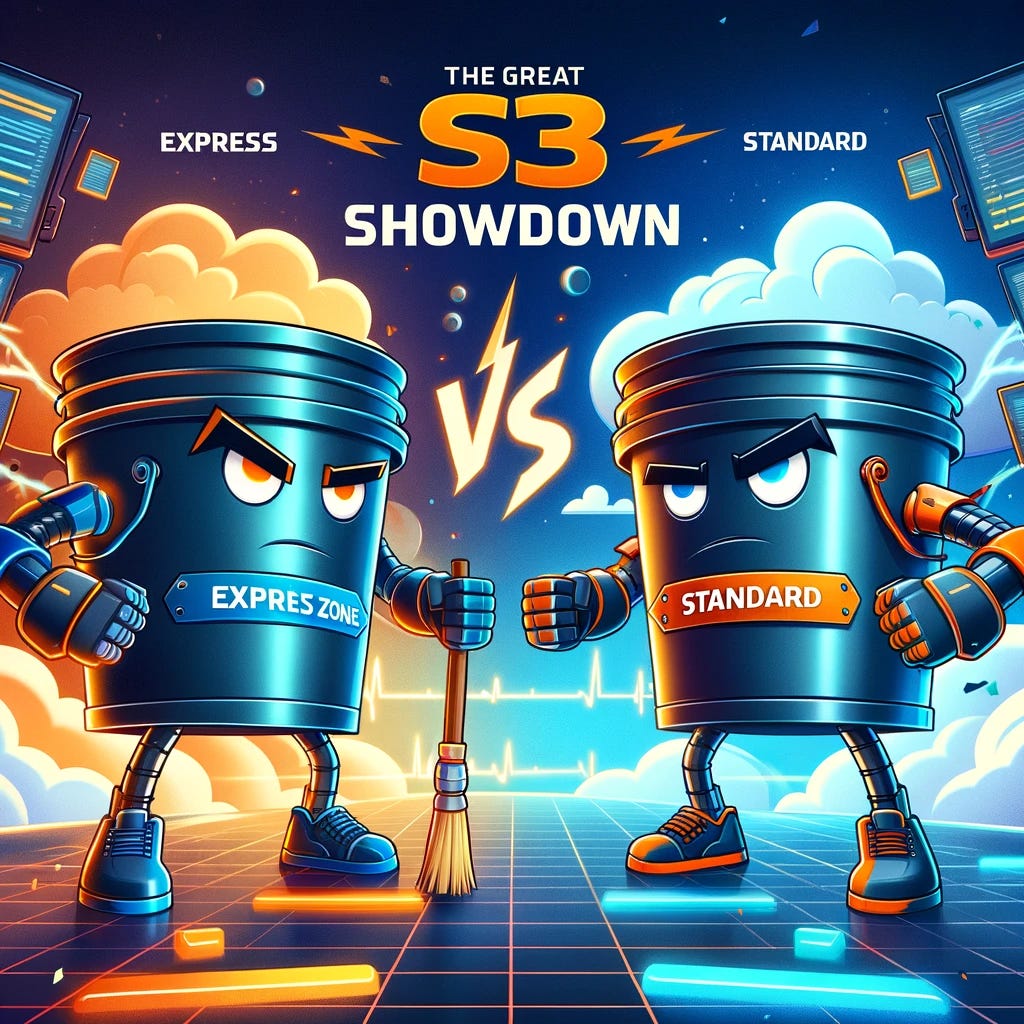 The Great S3 Showdown - Express One Zone vs Standard | by Udaara ...