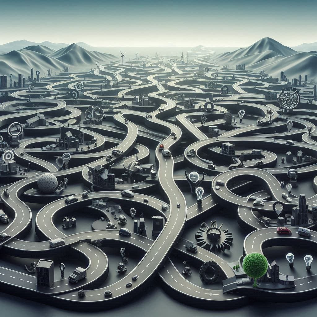 Winding up on winding roads towards the mobile internet | by Gunnar ...