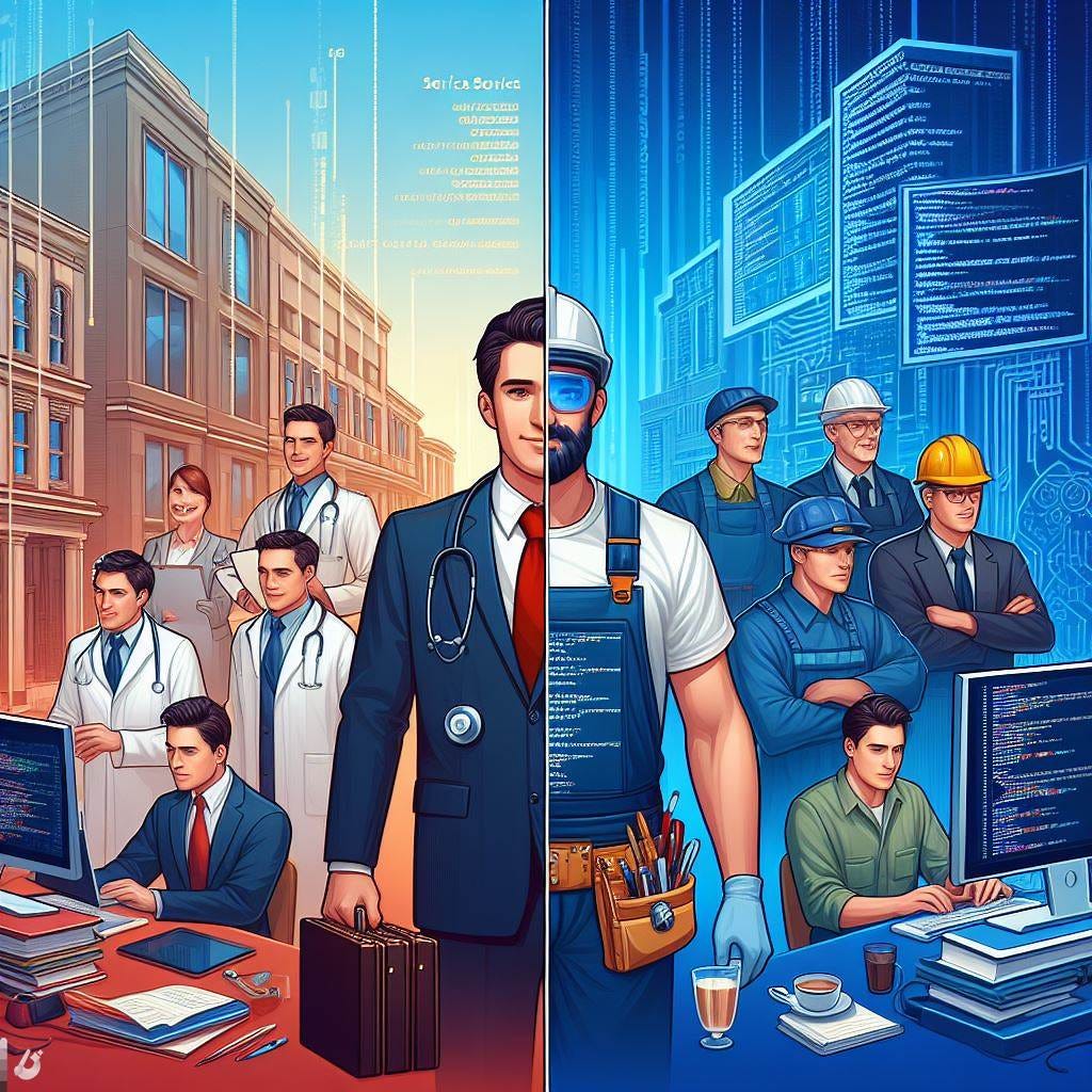 Shifting Perspective: Building vs. Service Work in the Professional ...
