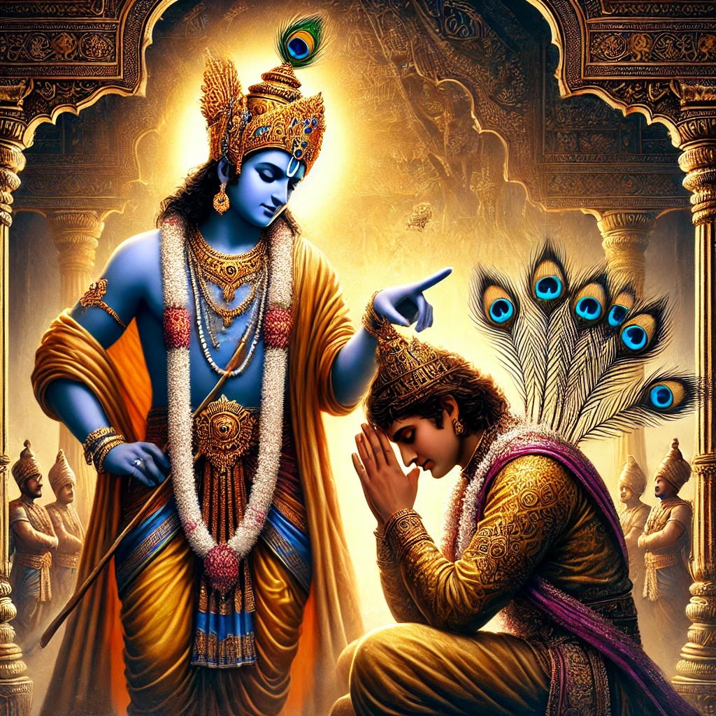 Krish –Durya Leela . When Ego Bows to Wisdom.. | by RVSwamy Rudriah | Dec, 2024 | Medium