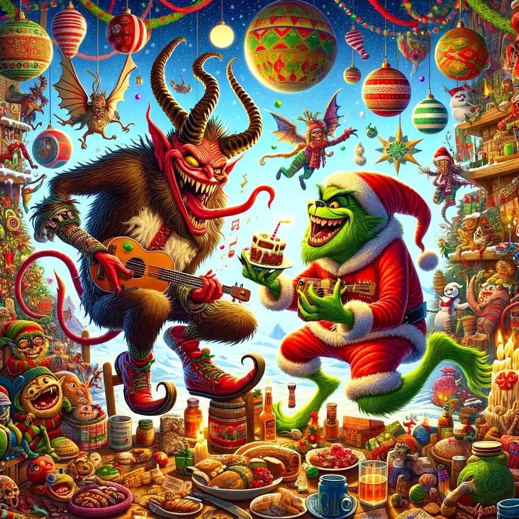 Holiday Hijinks with Krampus and Grinch | by CJ Coop | ILLUMINATION ...