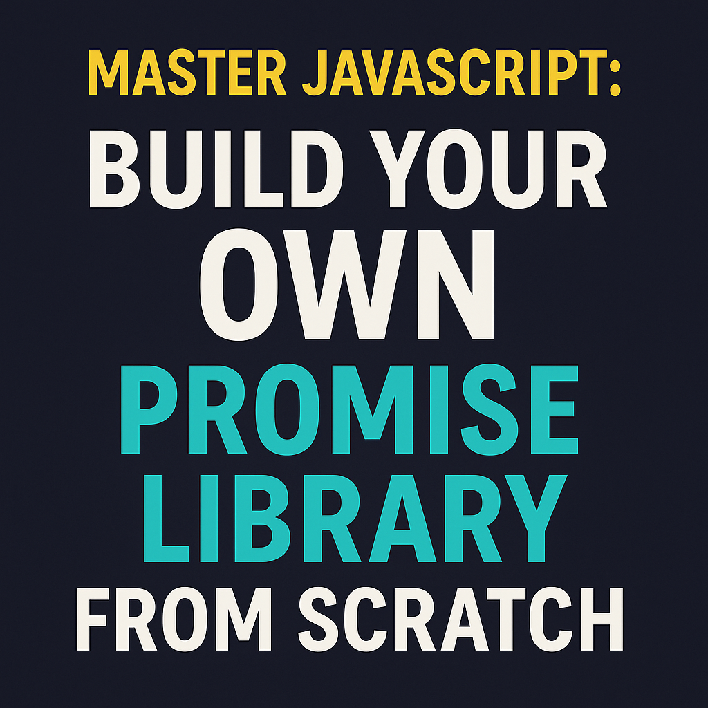Master JavaScript: Build Your 10 Own Promise Library from Scratch | by Tejasvi Navale ...