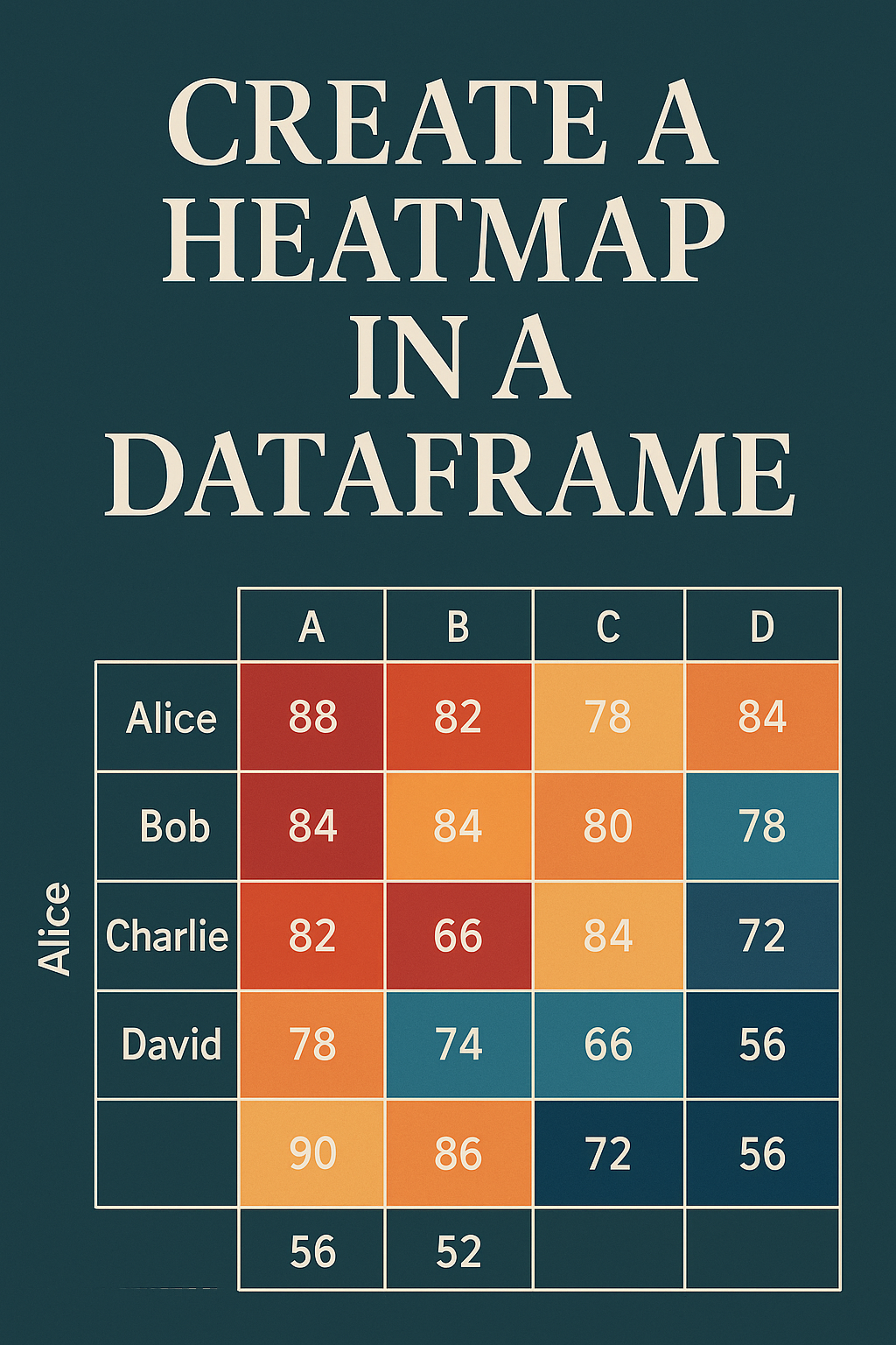 How To Create A Heatmap In A Dataframe In Python By Jesús Python In 5038