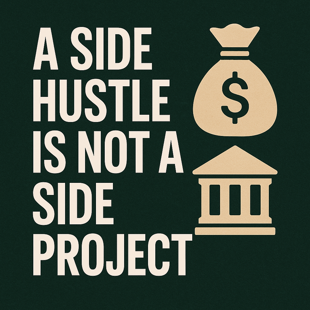 🏗️ A Side Hustle Is Not a Side Project — It’s Your Real Legacy in Disguise | by datageekrj | Jun ...