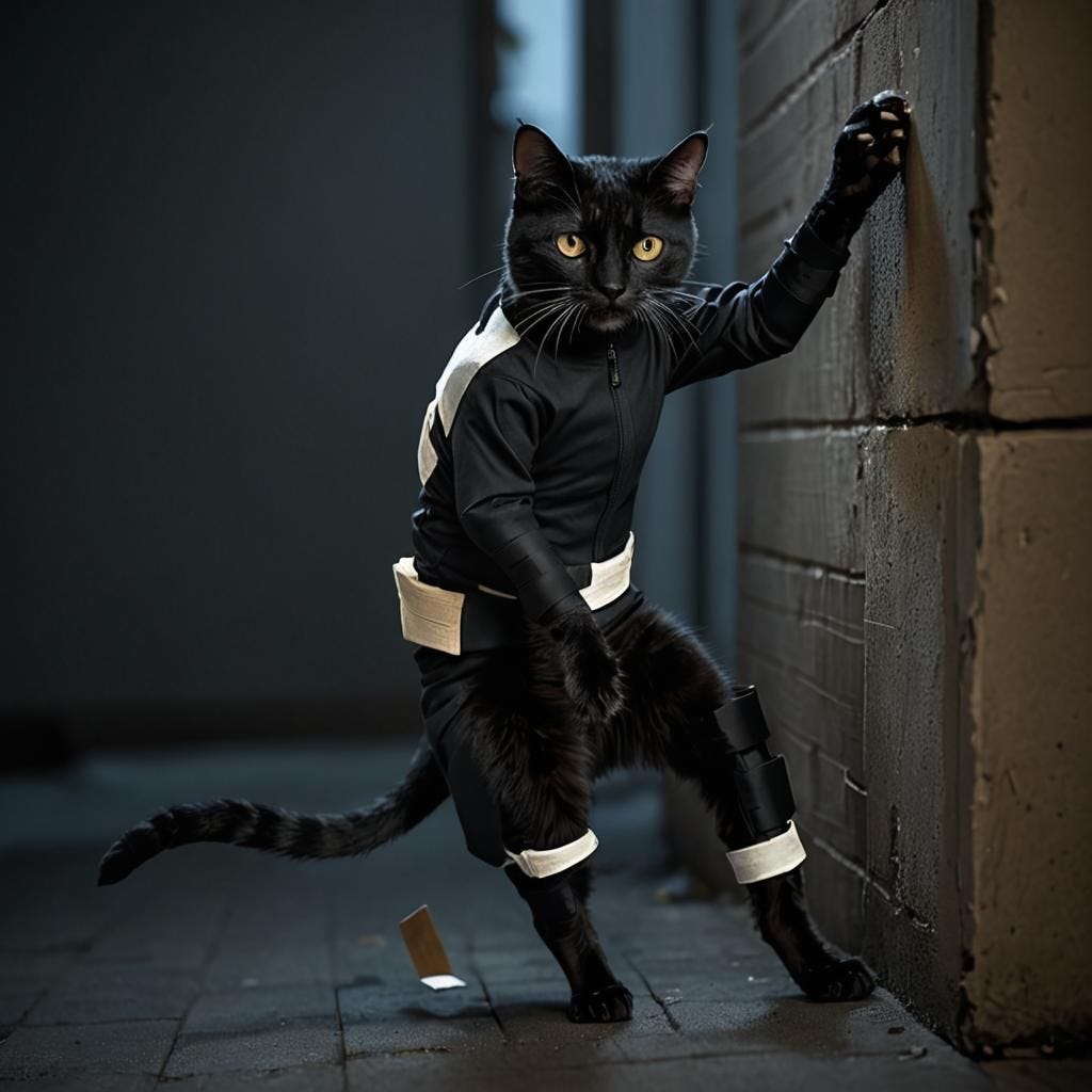 The Tale of a Bungling Cat Burglar | by Tovah Rainsong | New Writers ...