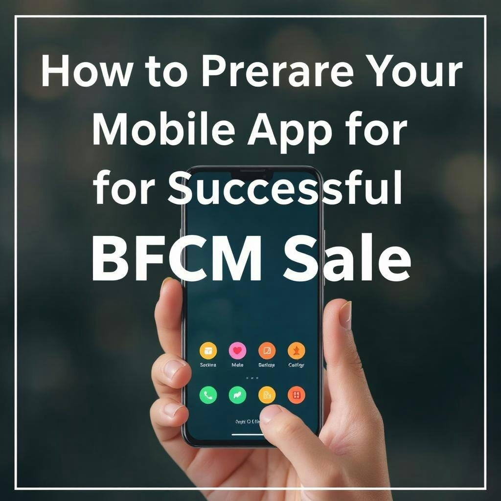 How to Prepare Your Mobile App for a Successful BFCM Sale | by AnushaAnsari | Oct, 2024 | Medium