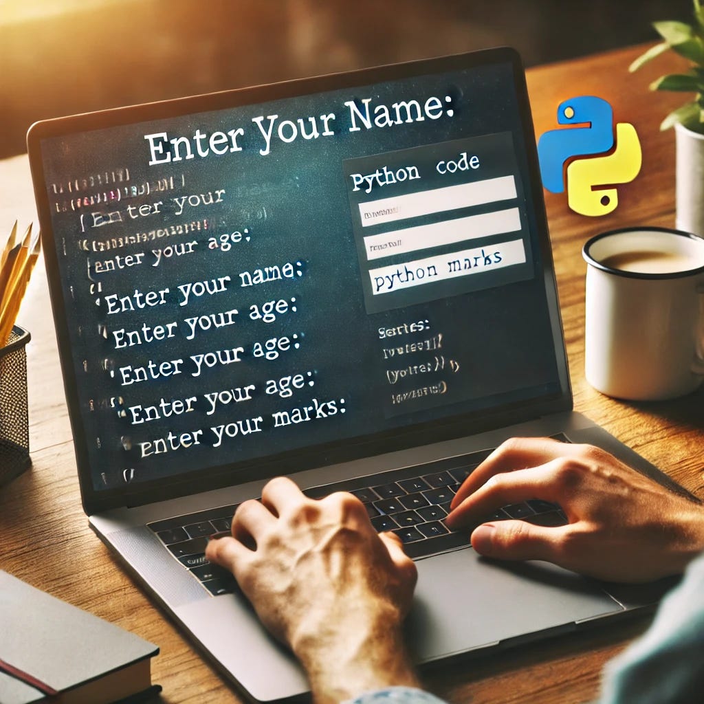“python Basics Taking Multiple User Inputs And Displaying Output” By 2631