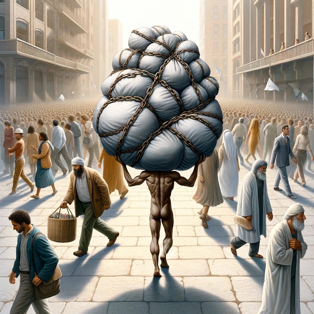 Are you a beast of burden?. The average human is a beast of burden ...