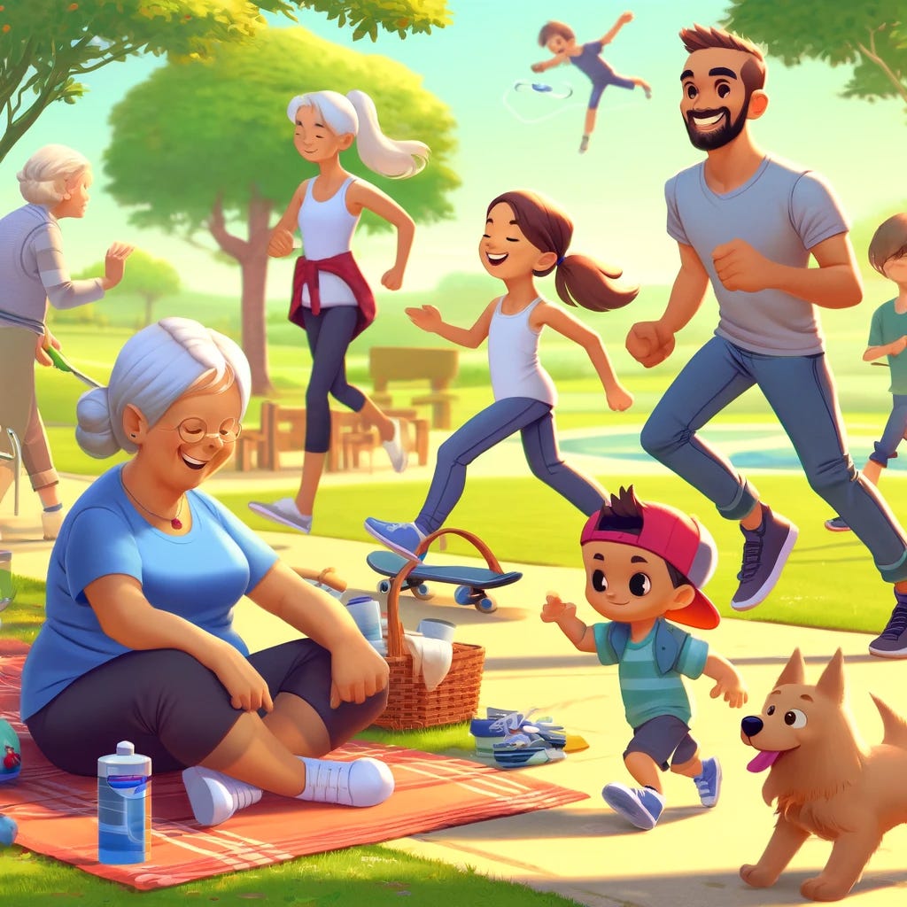 Exercise Routines for Every Age: Family Fitness that Bridges ...