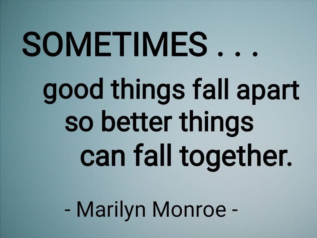 Good things fall apart.. By — Afreen | by Afreen (AllWomenUnite) | Medium