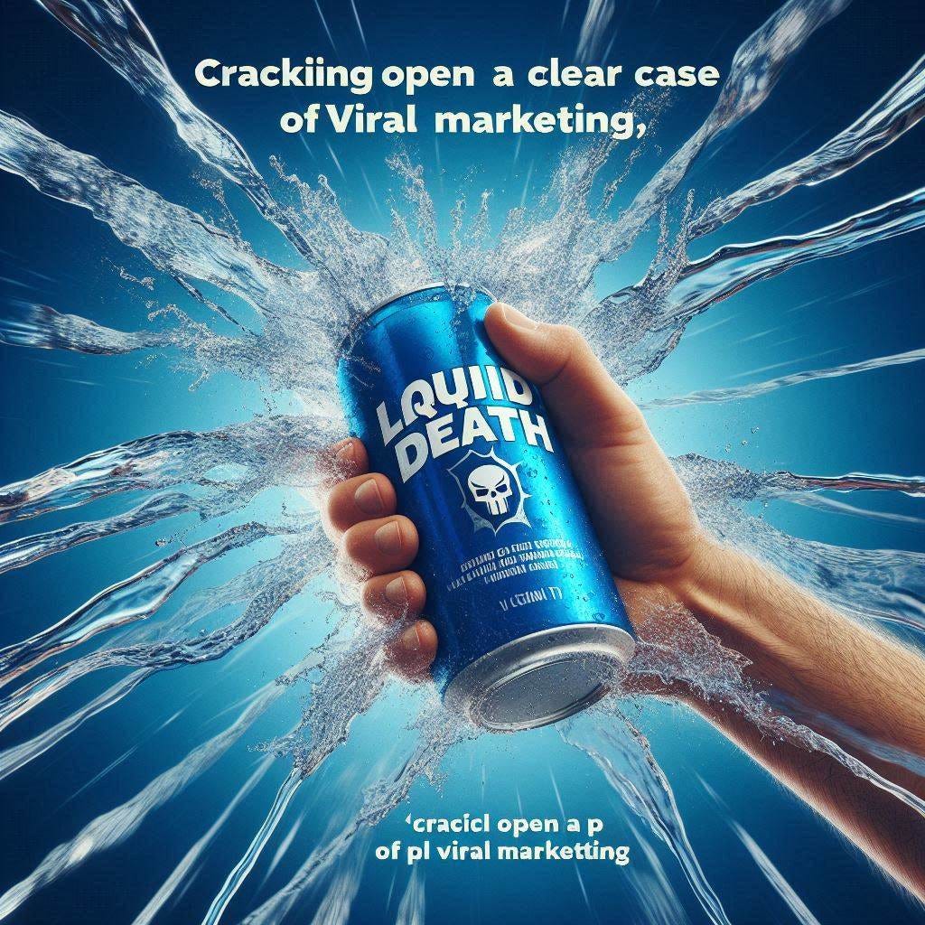 Liquid death; Cracking Open a Clear Case of Viral Marketing. | by ...
