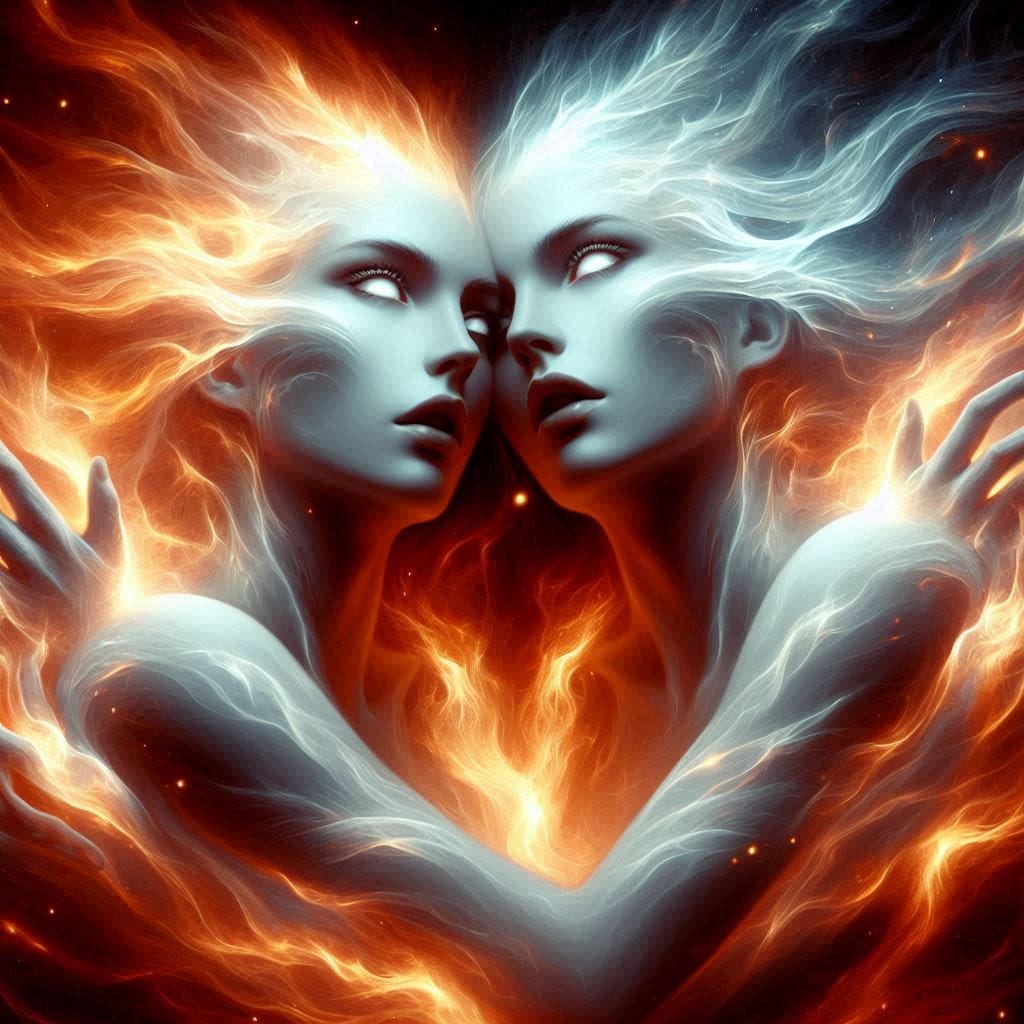 Twin Flame Intense Attraction. The concept of twin flames has long ...