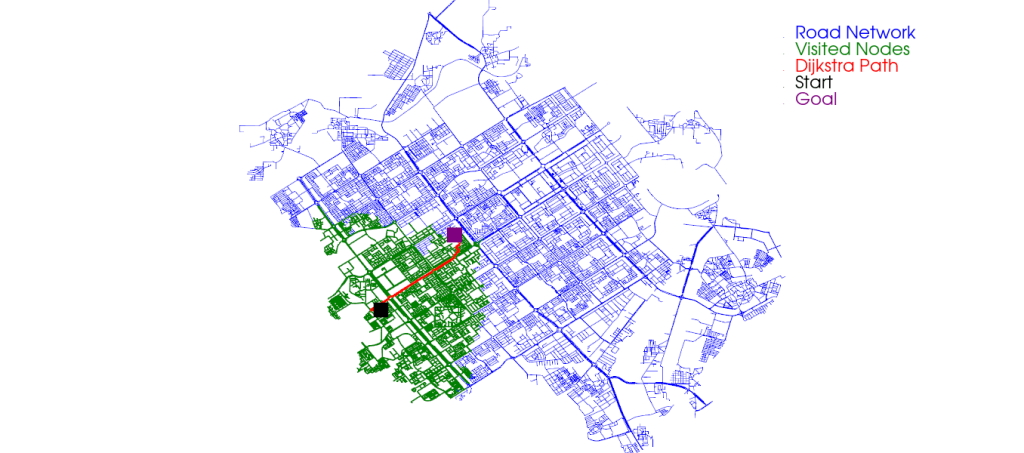 Network route trace and visualization using pyvista and osmnx | by ...