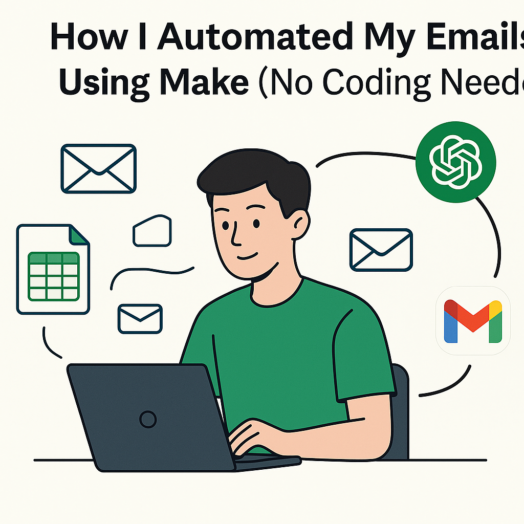 How I Automated My Emails Using Make (No Coding Needed) | by Aaryan Lalwani | May, 2025 | Medium