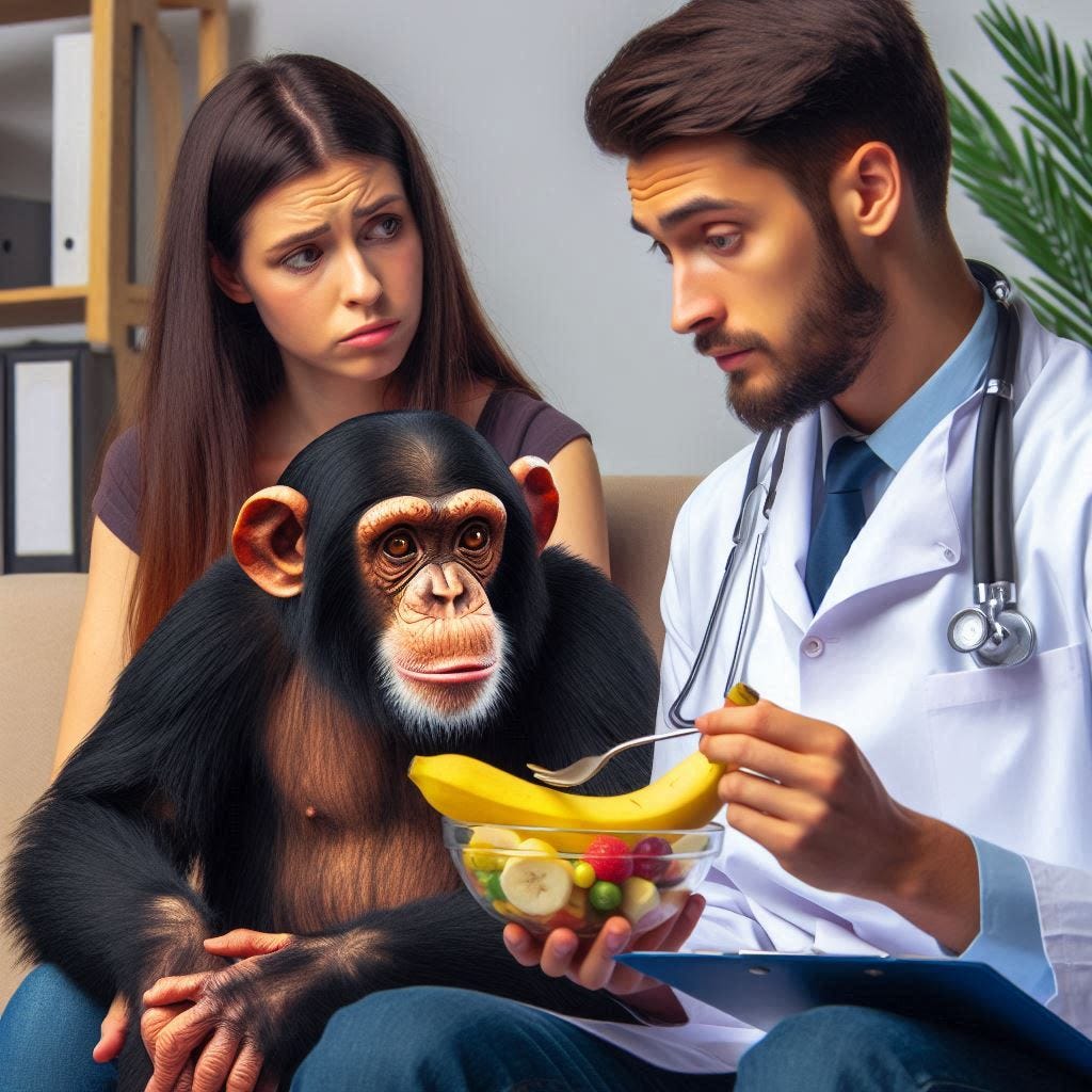 Doctor, I Want a Second Opinion. RWDrabble 2.0.032 | Chimp | by Karen ...