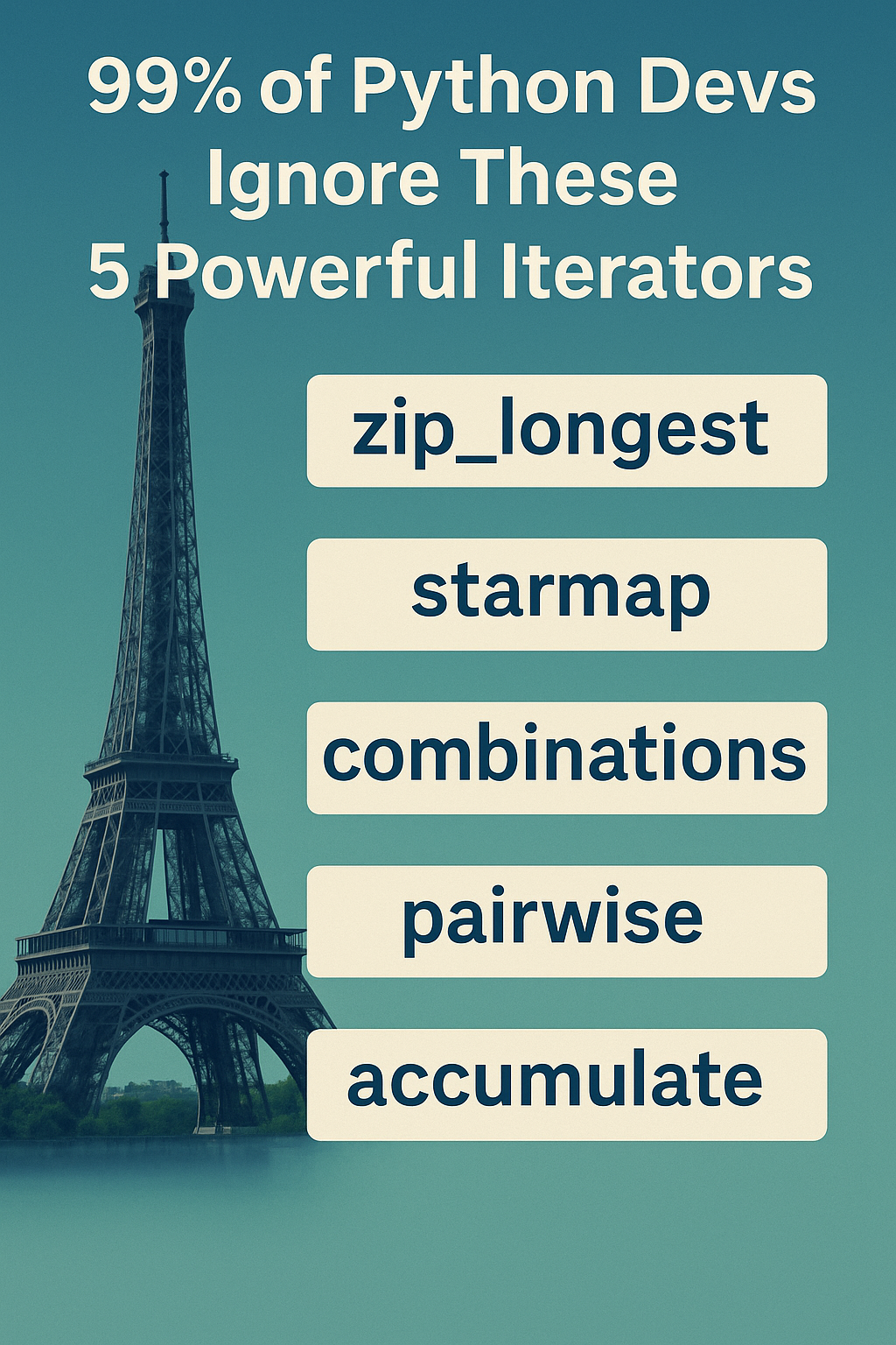 99% of Python Devs Ignore These 5 Powerful Iterators | by Jaume Boguñá | Jun, 2025 | Python in ...