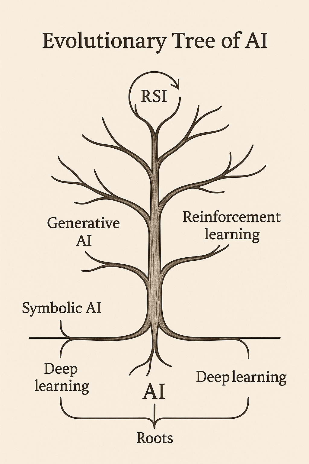 The Evolutionary Tree of AI. A conceptual journey into AI evolution ...