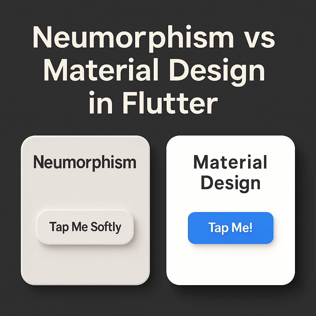 Neumorphism vs Material Design in Flutter: A Beginner’s Guide to Stylish UIs | by Funwi Kelsea ...