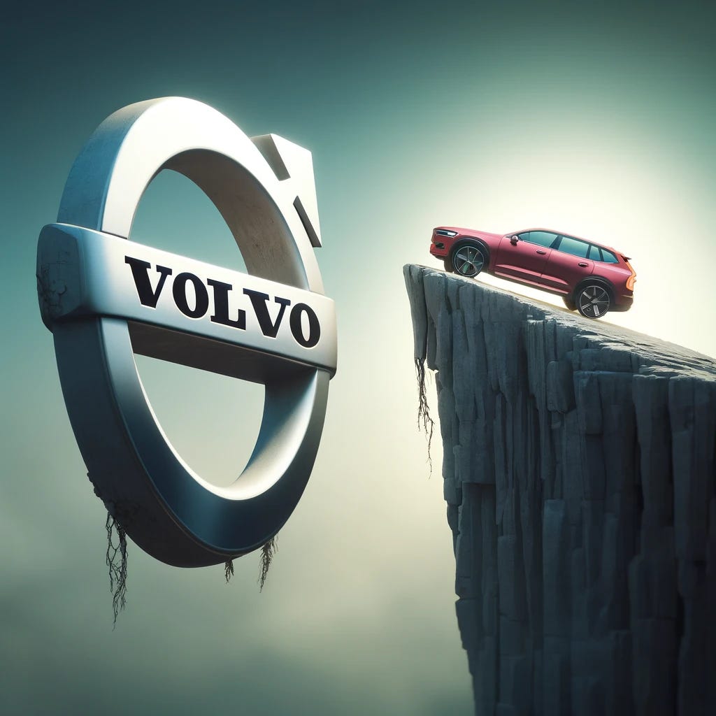 Volvo says bye to its EV plans.. Volvo, a brand that once stood at the ...