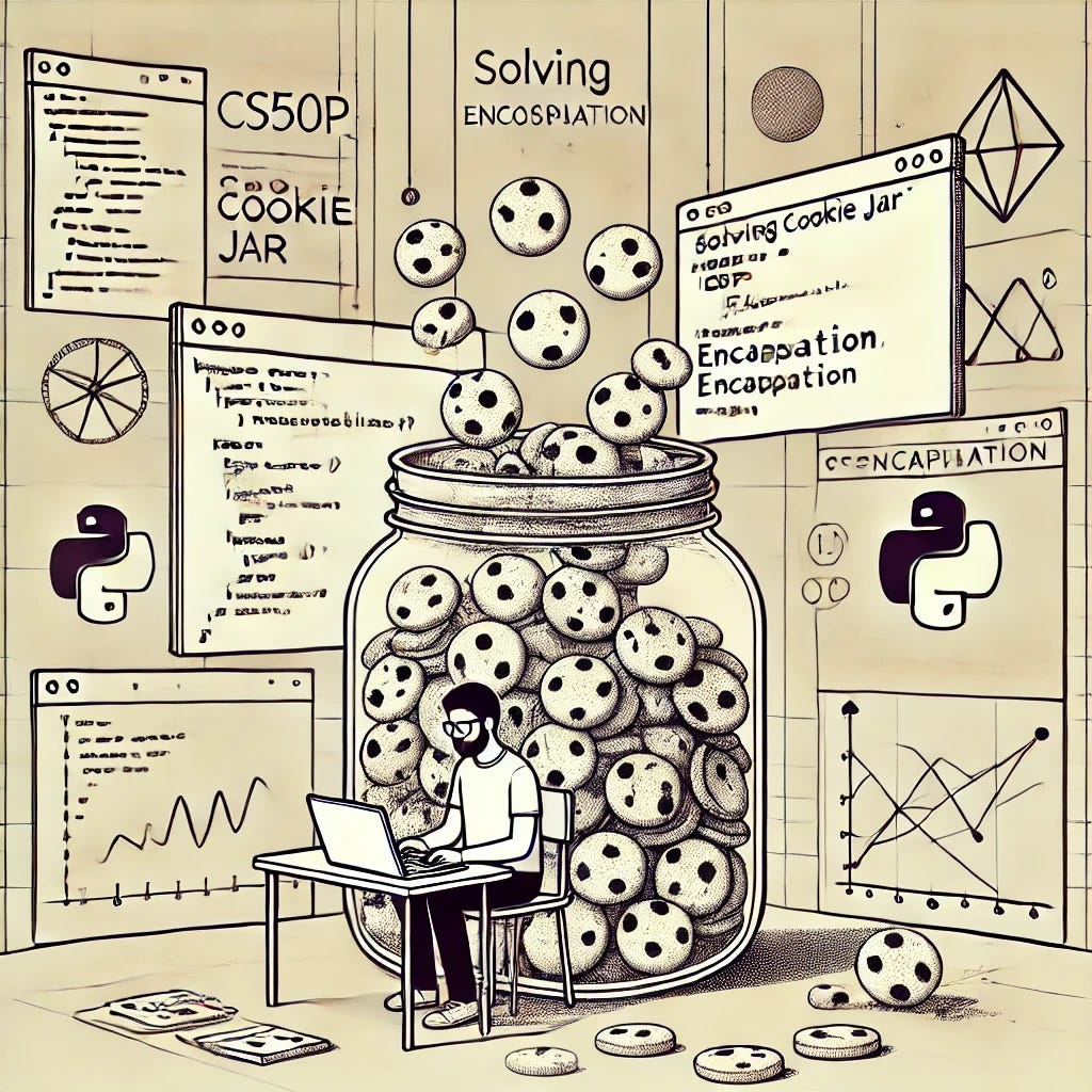 Solving CS50P’s “Cookie Jar” — A Deep Dive into OOP, Encapsulation, and ...