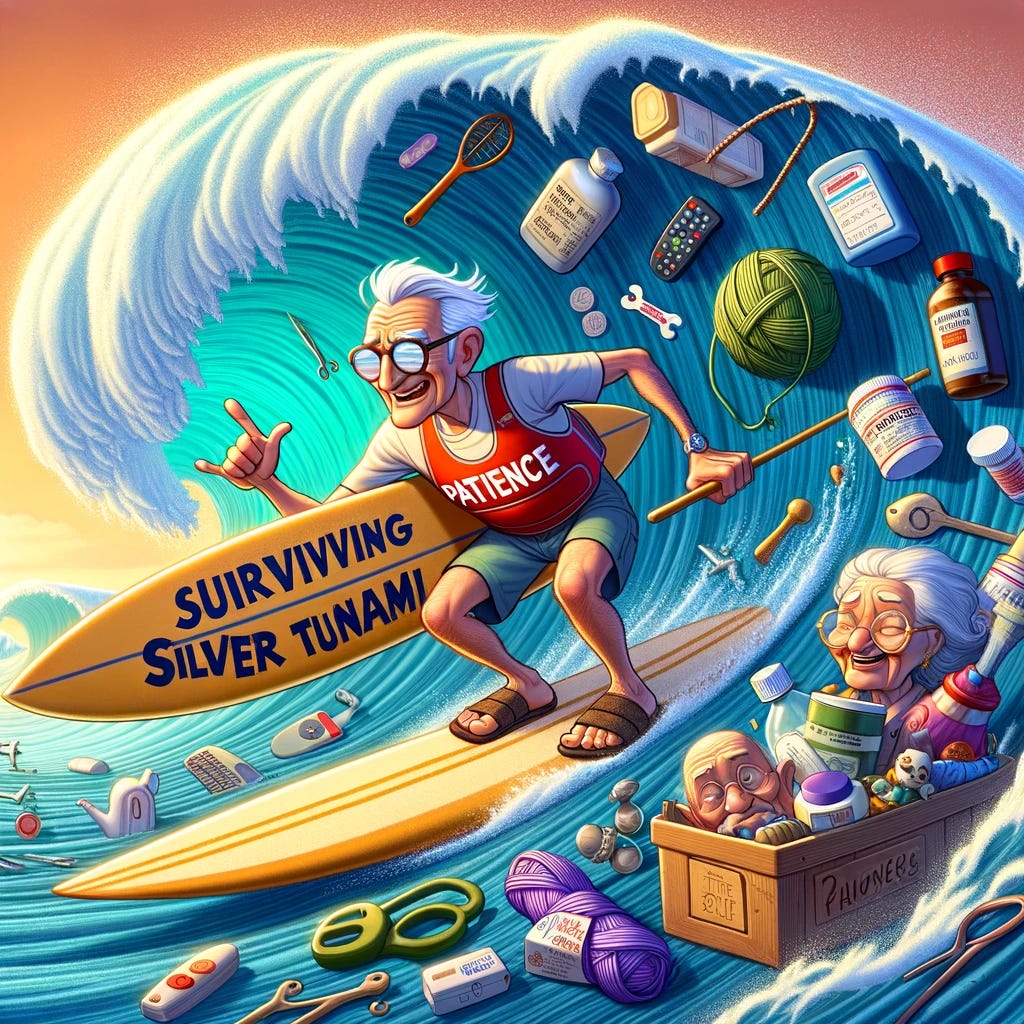 Surviving the Silver Tsunami: A Humorous Guide to Dealing with Your ...