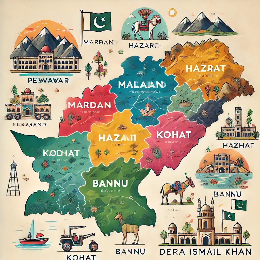 The Khyber Pakhtunkhwa’s Divisions: Exploring KPK 🏔️🌍 | by Aisha ...