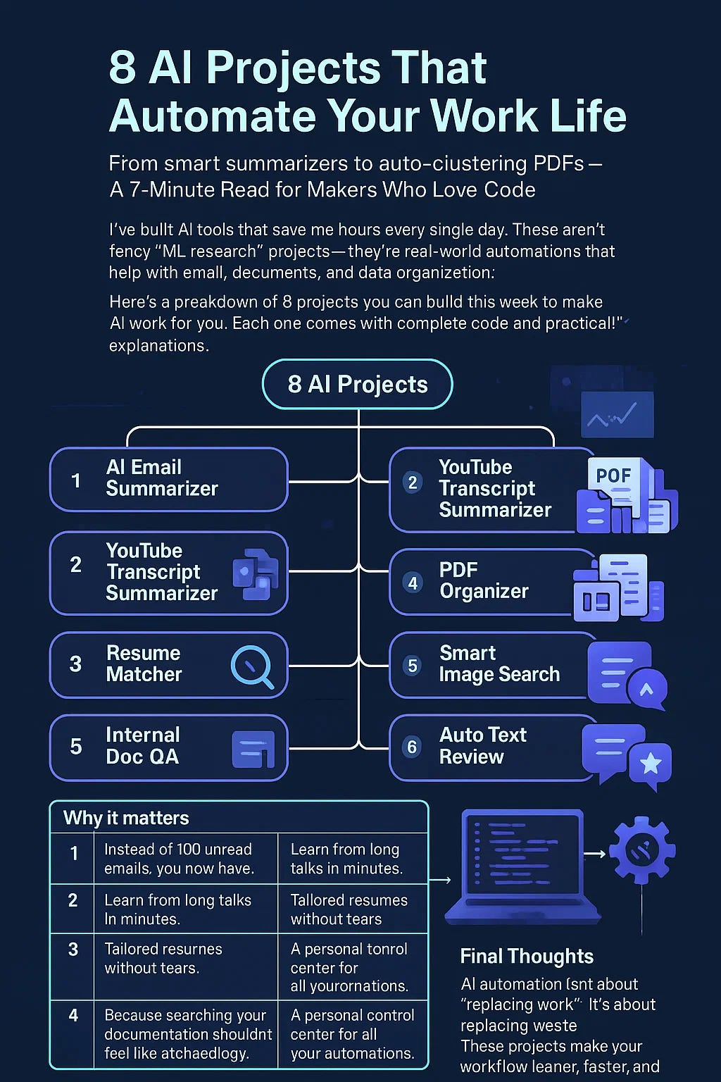 8 AI Projects That Automate Your Work Life | by Zamina Zainab ...