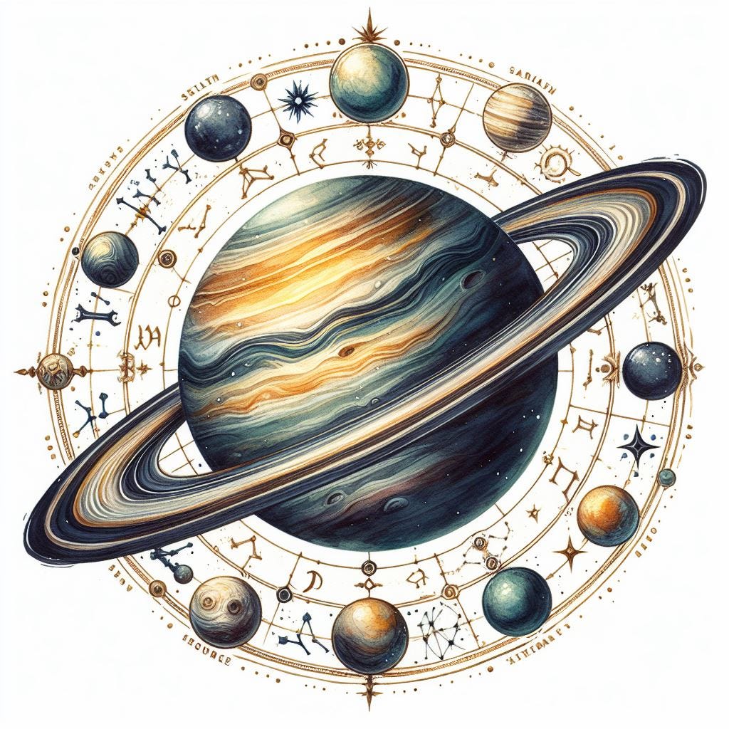 Saturn Transit 2024–2026. The transit of Saturn through the… | by ...