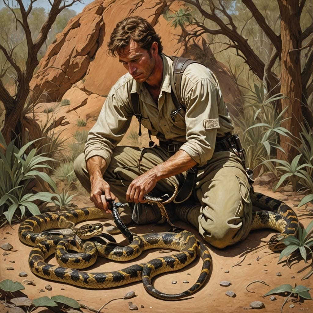 Unconventional Professions: Snake Milking | by C. L. Nichols, Author ...